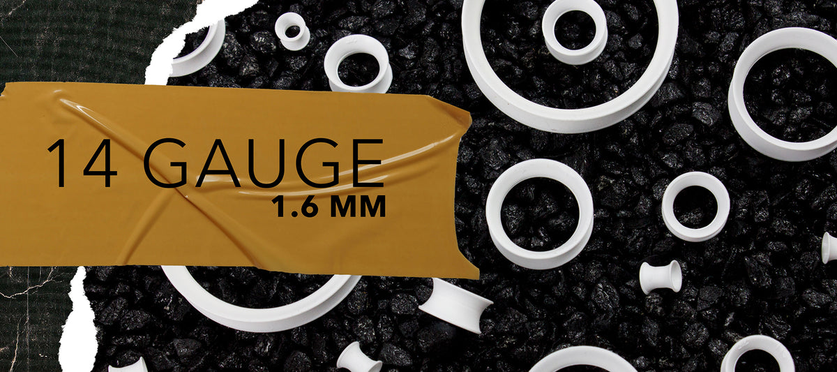 14 Gauge (1.6mm) Plugs & Tunnels | 14g Ear Gauges