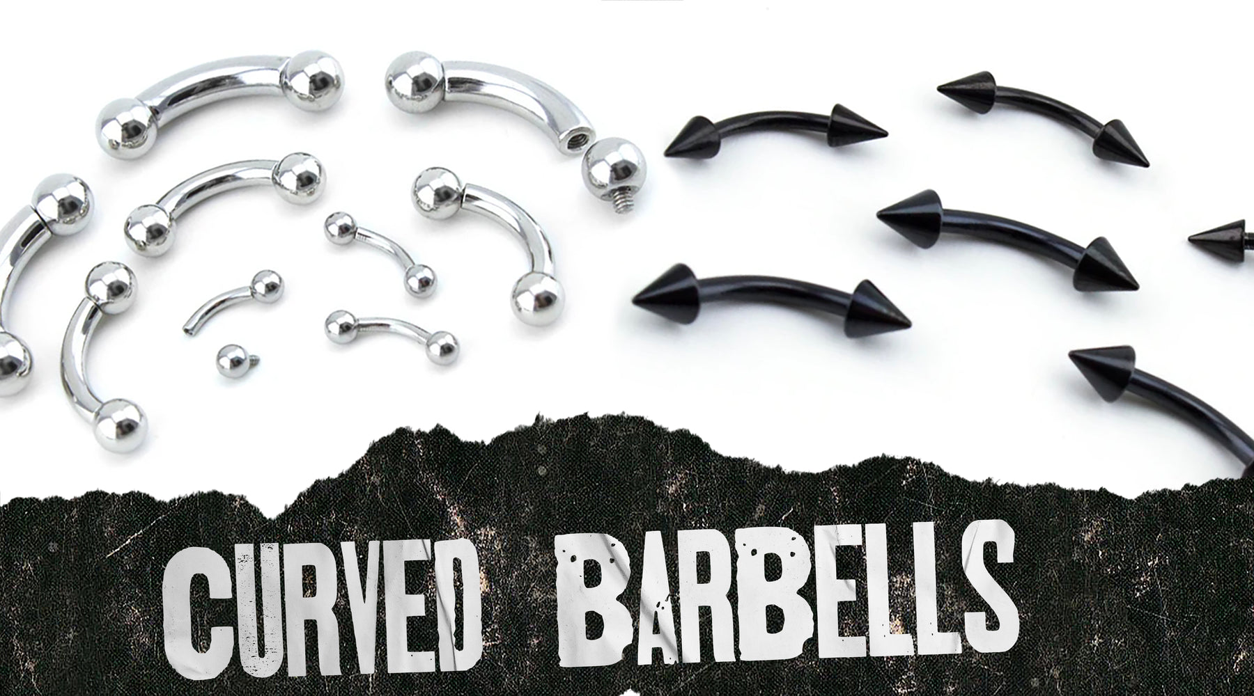 Curved Barbell Jewelry | UrbanBodyJewelry