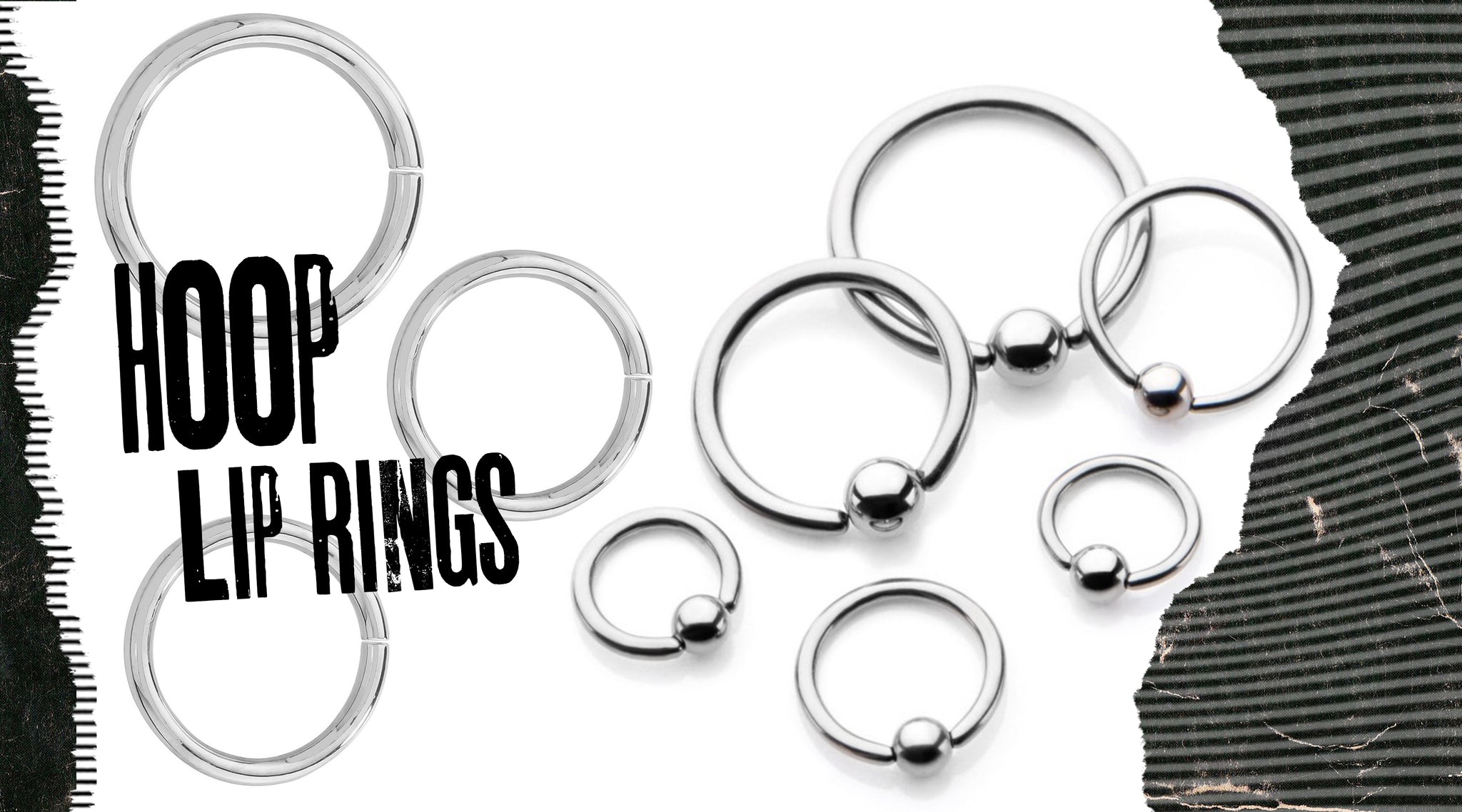 Lip Ring Hoops | Lip Rings for Guys & Girls | Urbanbodyjewelry.com
