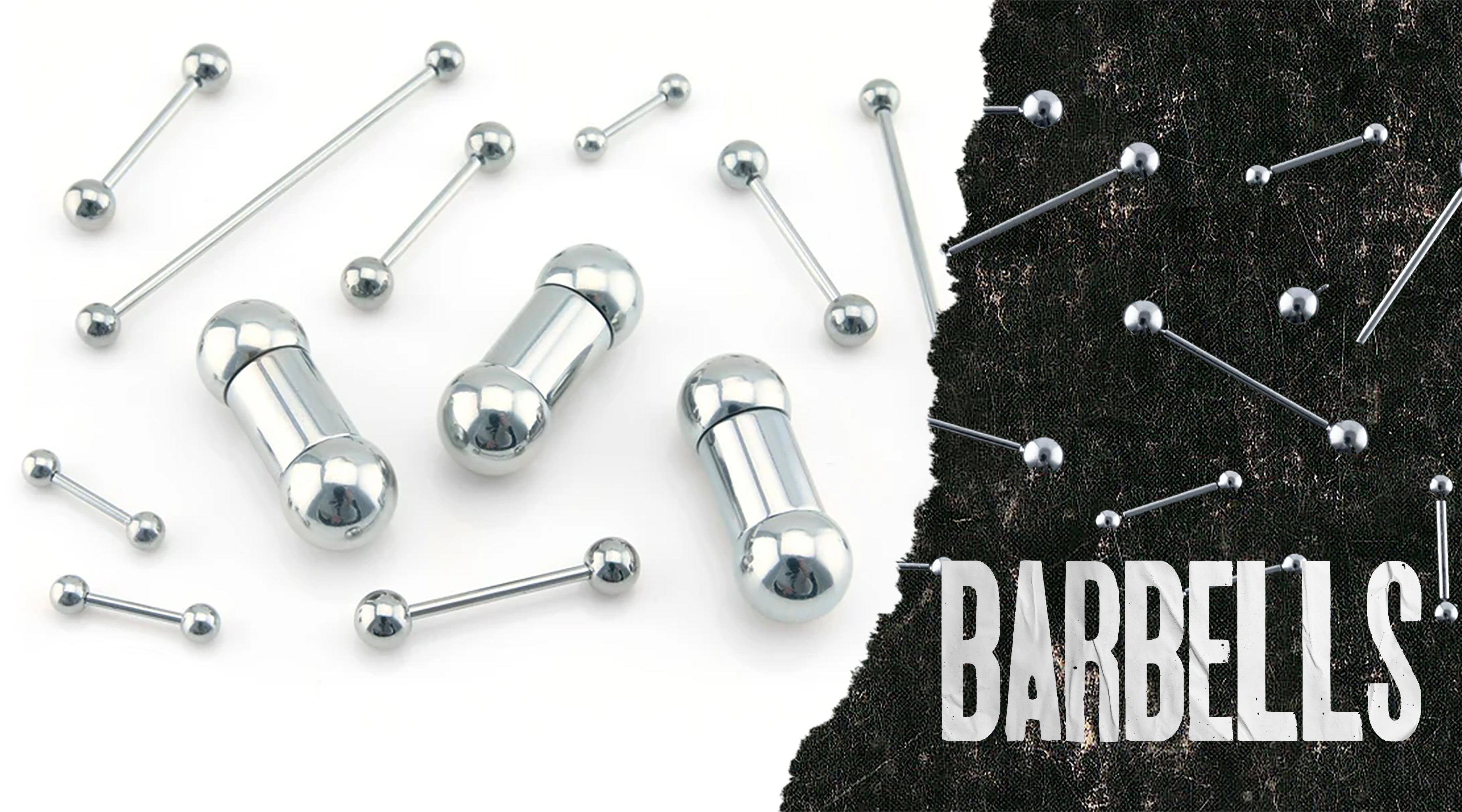 Straight Barbells | Barbell Piercing Jewelry | UrbanBodyJewelry.com
