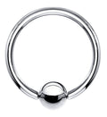Stainless Steel Captive Ring (20 Gauge - 00 Gauge) | UrbanBodyJewelry.com