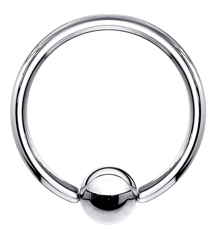 Stainless Steel Captive Ring (20 Gauge - 00 Gauge) | UrbanBodyJewelry.com