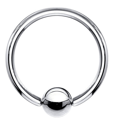 Stainless Steel Captive Ring (20 Gauge - 00 Gauge) | UrbanBodyJewelry.com