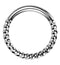 Twisted Titanium Segment Ring