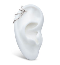 Abaft Triple Dangle Chain Stainless Steel Hinged Segment Ring