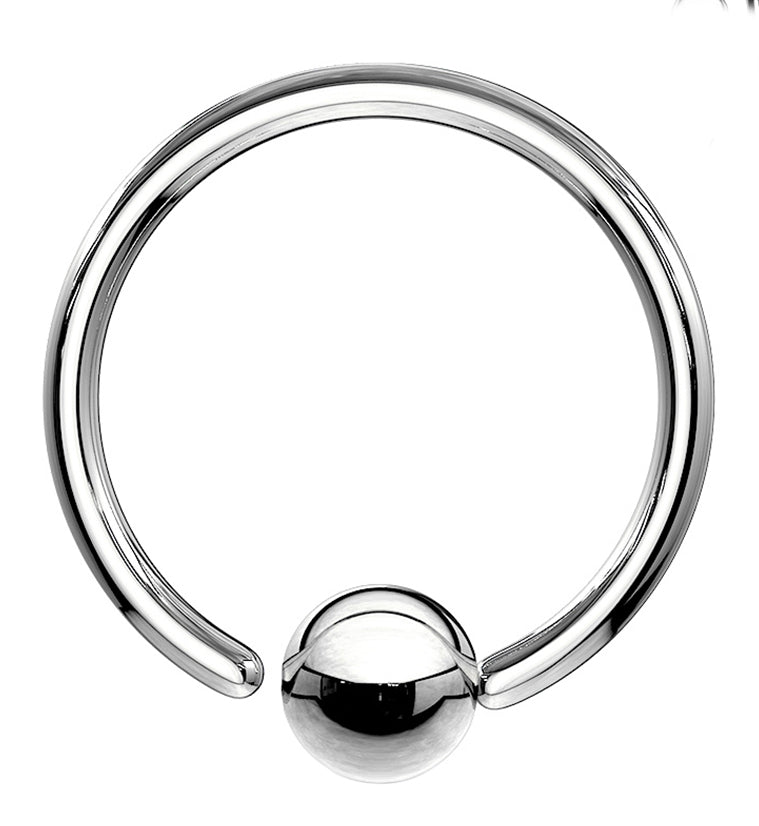 Stainless Steel Annealed Fixed Captive Ring | UrbanBodyJewelry.com