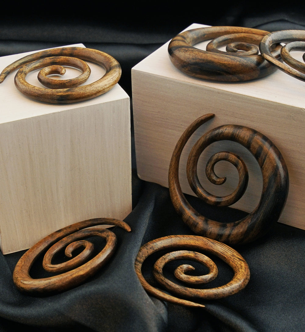 Areng Wooden Spirals (8G - 1 Inch)