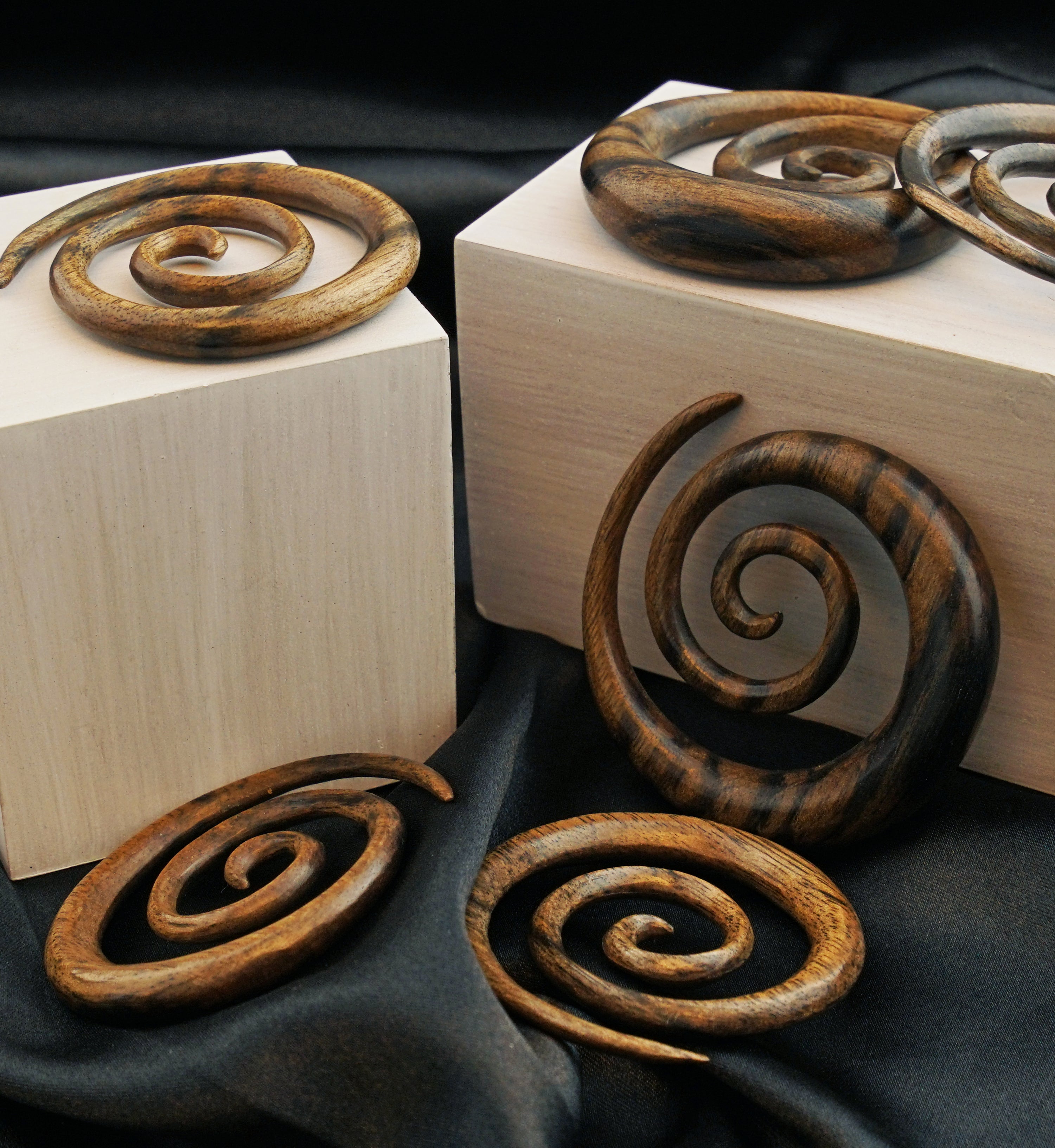 Areng Wooden Spirals (8G - 1 Inch)