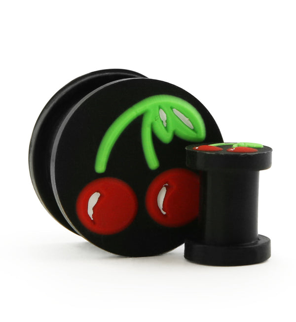 Silicone 3D Cherry Plugs (20MM) | UrbanBodyJewelry.com