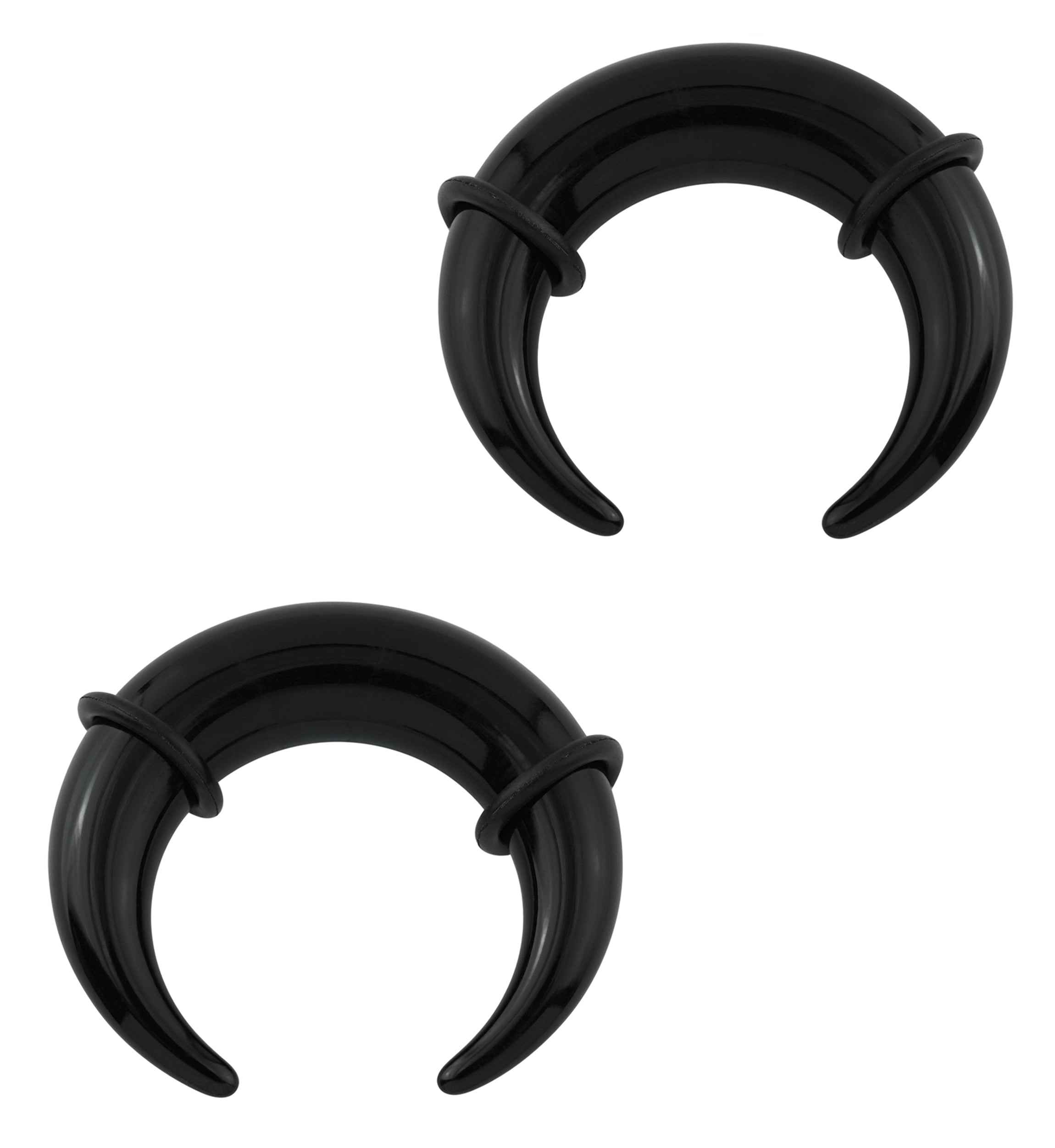 Acrylic Black Pinchers | UrbanBodyJewelry.com