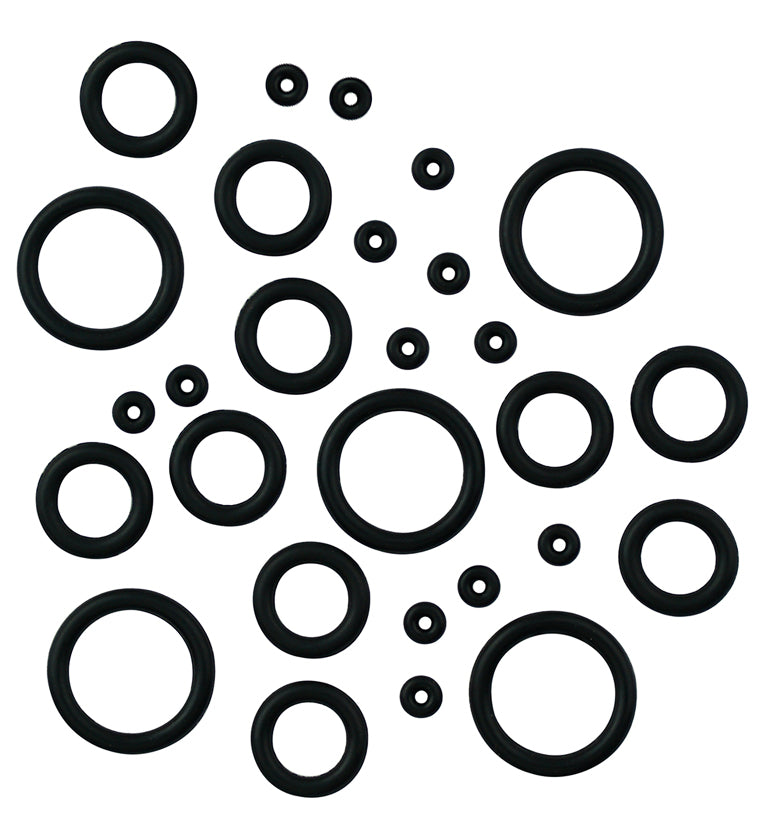 Black O Rings | Ear Stretching Accessories