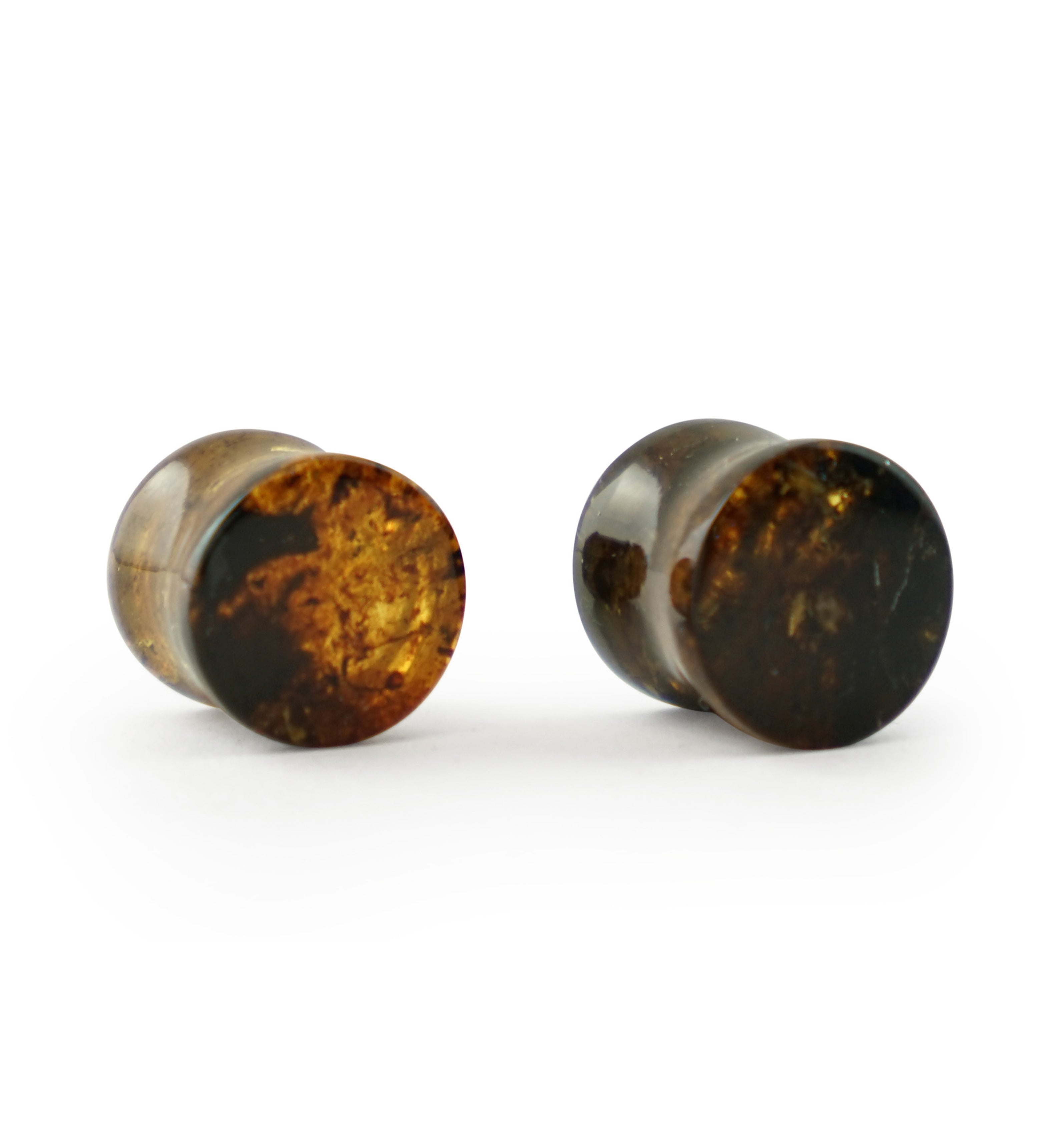 Chiapas Amber Plugs 1/2" (12mm) Version 22 | UrbanBodyJewelry.com