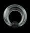 Clear Glass Captive Rings (6 Gauge - 00G) | UrbanBodyJewelry.com
