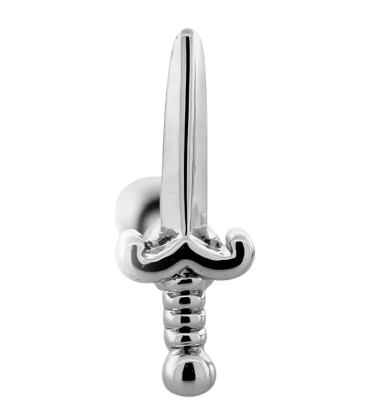 Classic Dagger Cartilage Barbell | UrbanBodyJewelry.com