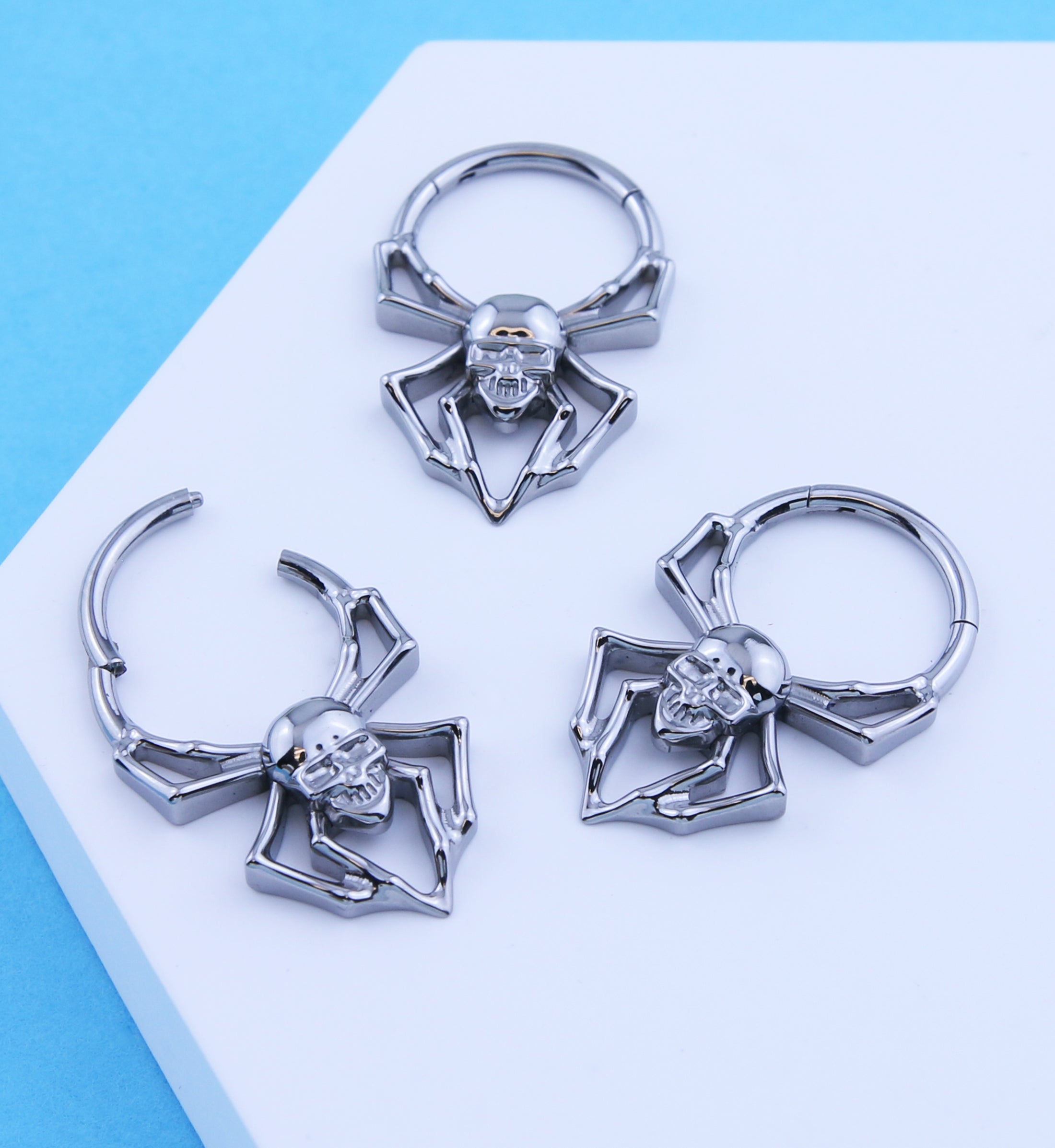 Death Spider Titanium Hinged Segment Ring