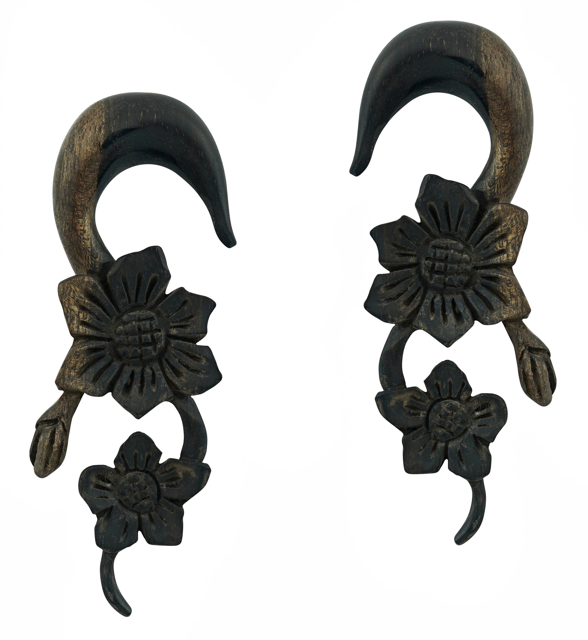 Flower Patch Areng Wood Hangers (12G - 00G)