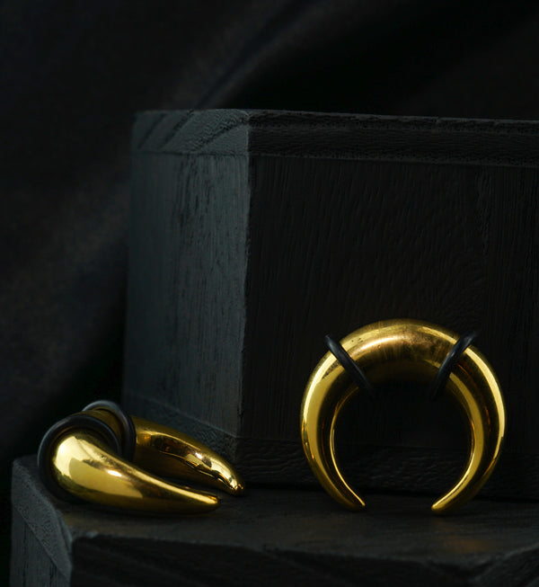 Gold PVD Stainless Steel Pinchers (14 Gauge - 00 Gauge)