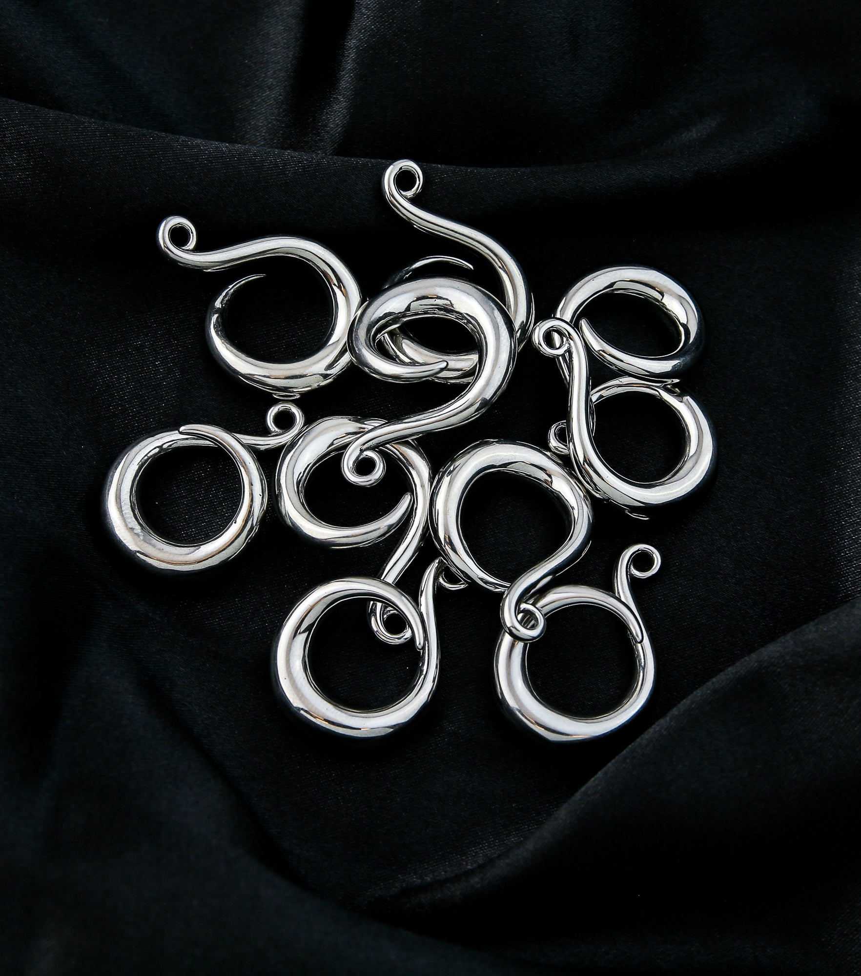 Hook Hanger Stainless Steel Ear Weights | UrbanBodyJewelry.com