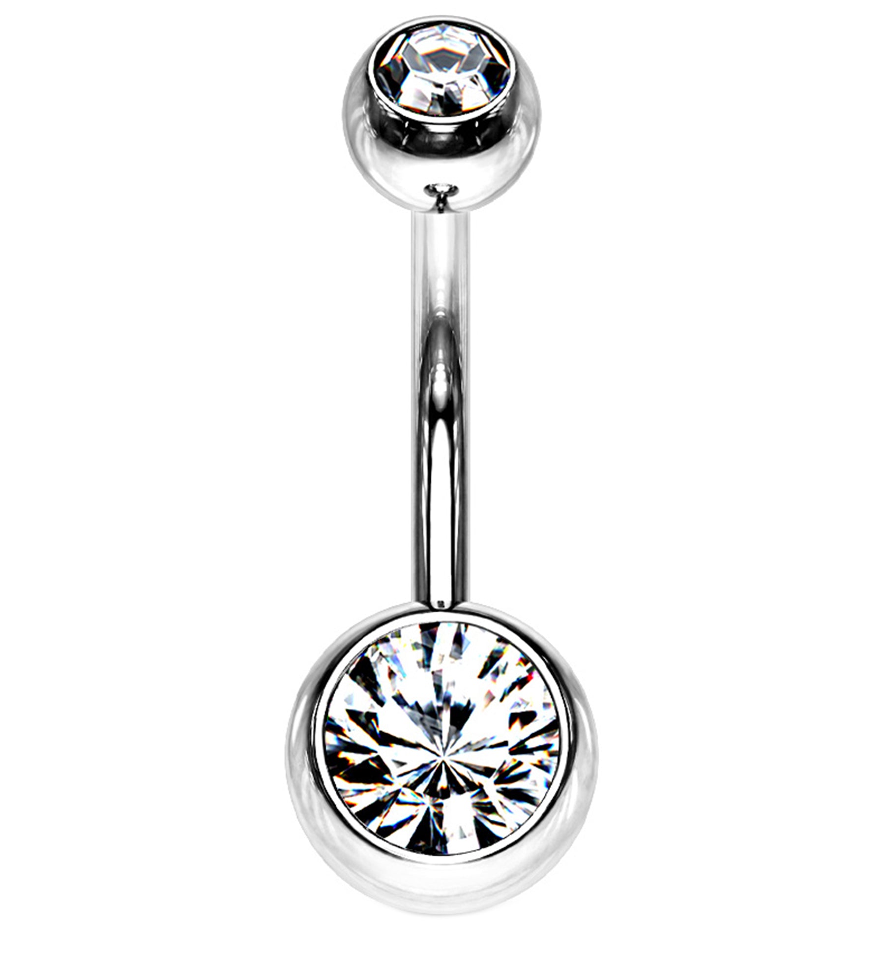 Diamond Belly Button Rings | Diamond Belly Ring | UrbanBodyJewelry.com