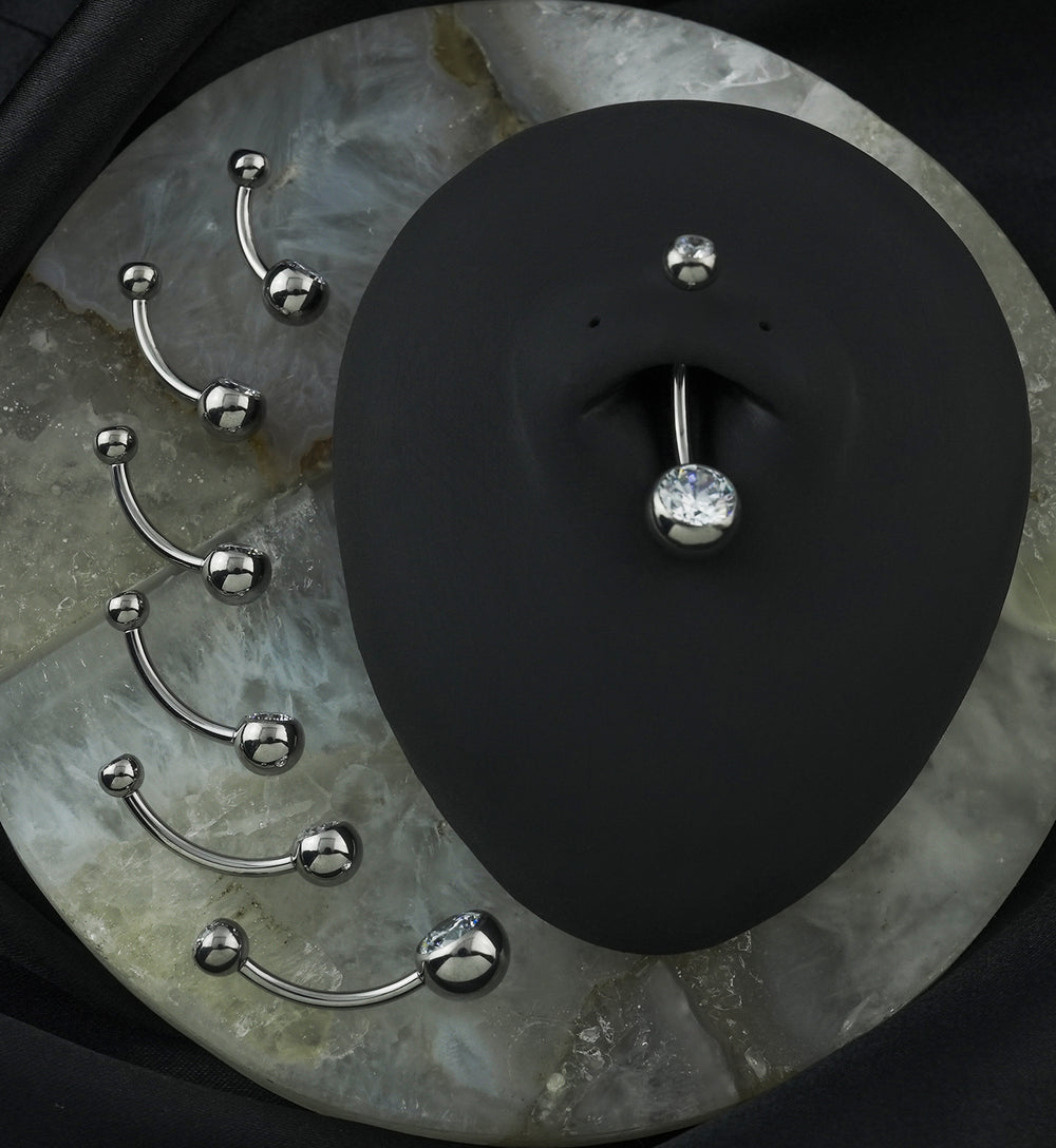 Diamond Belly Button Rings | Diamond Belly Ring | UrbanBodyJewelry.com
