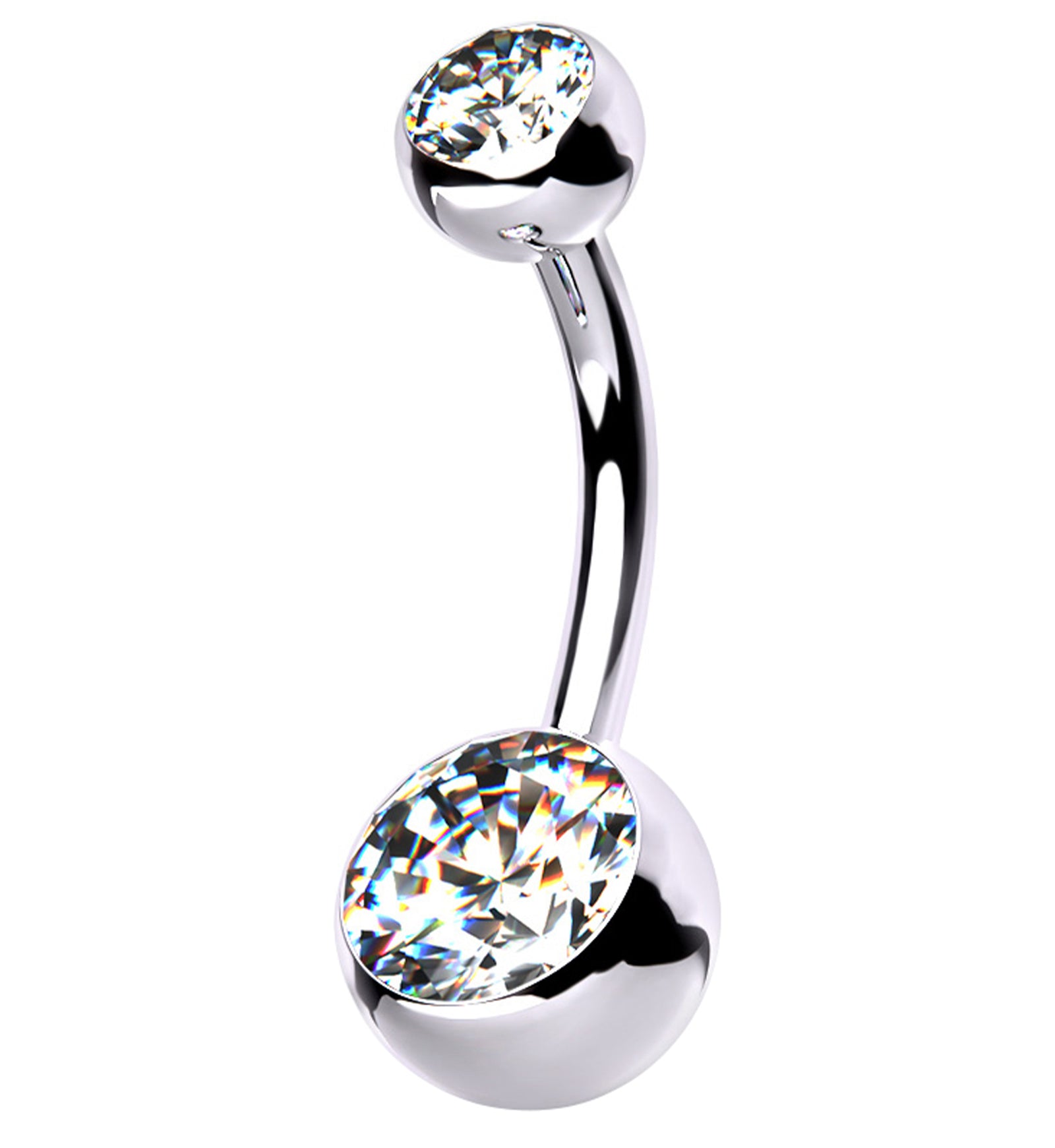 Diamond Belly Button Rings | Diamond Belly Ring | UrbanBodyJewelry.com