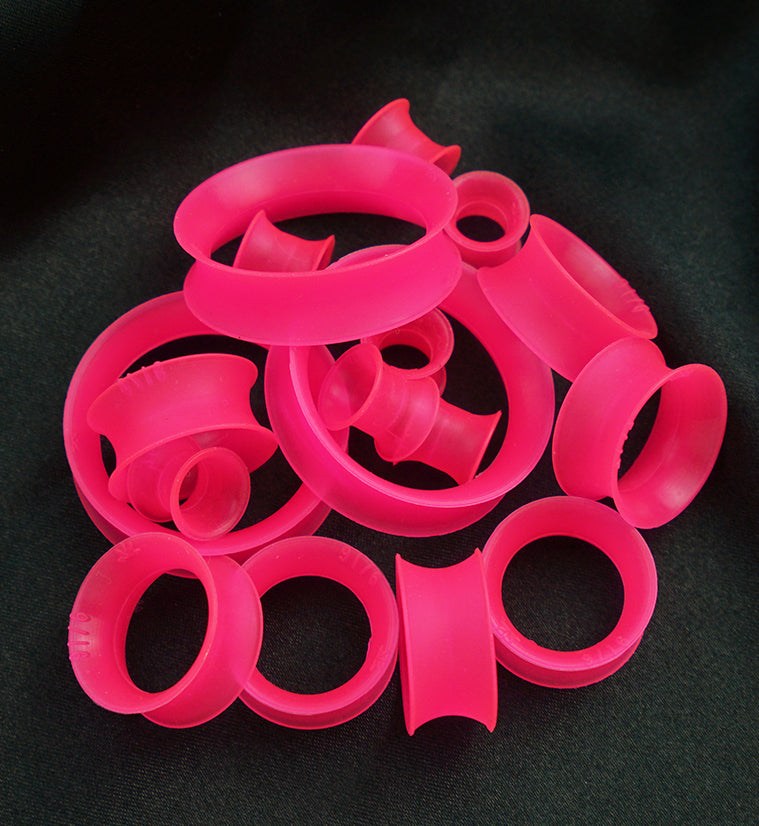 Kaos Hot Pink Silicone Skin Eyelets (6 Gauge - 1 Inch ...