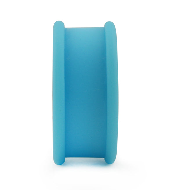 Light Blue Silicone Tunnels (6G - 1 & 1/2 Inch) | UrbanBodyJewelry.com