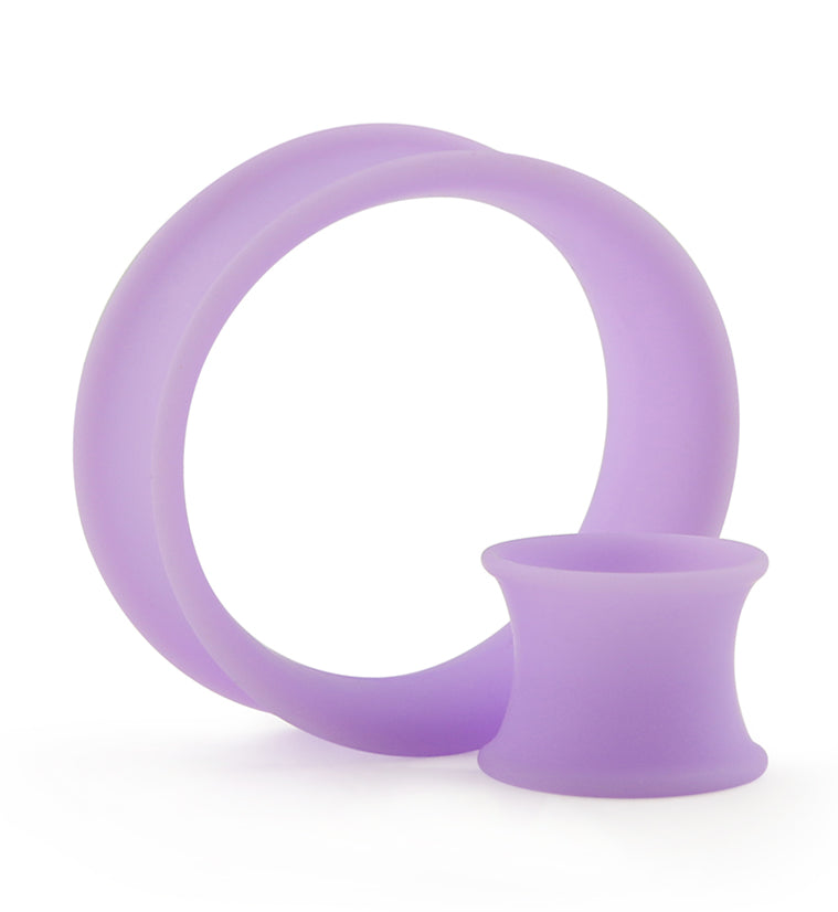 Matte Lavender Silicone Ear Skins (6 Gauge - 2 Inch)
