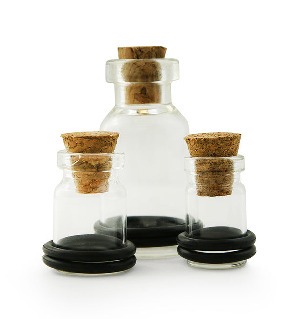 Message in a Bottle Plugs (9/16") | UrbanBodyJewelry.com