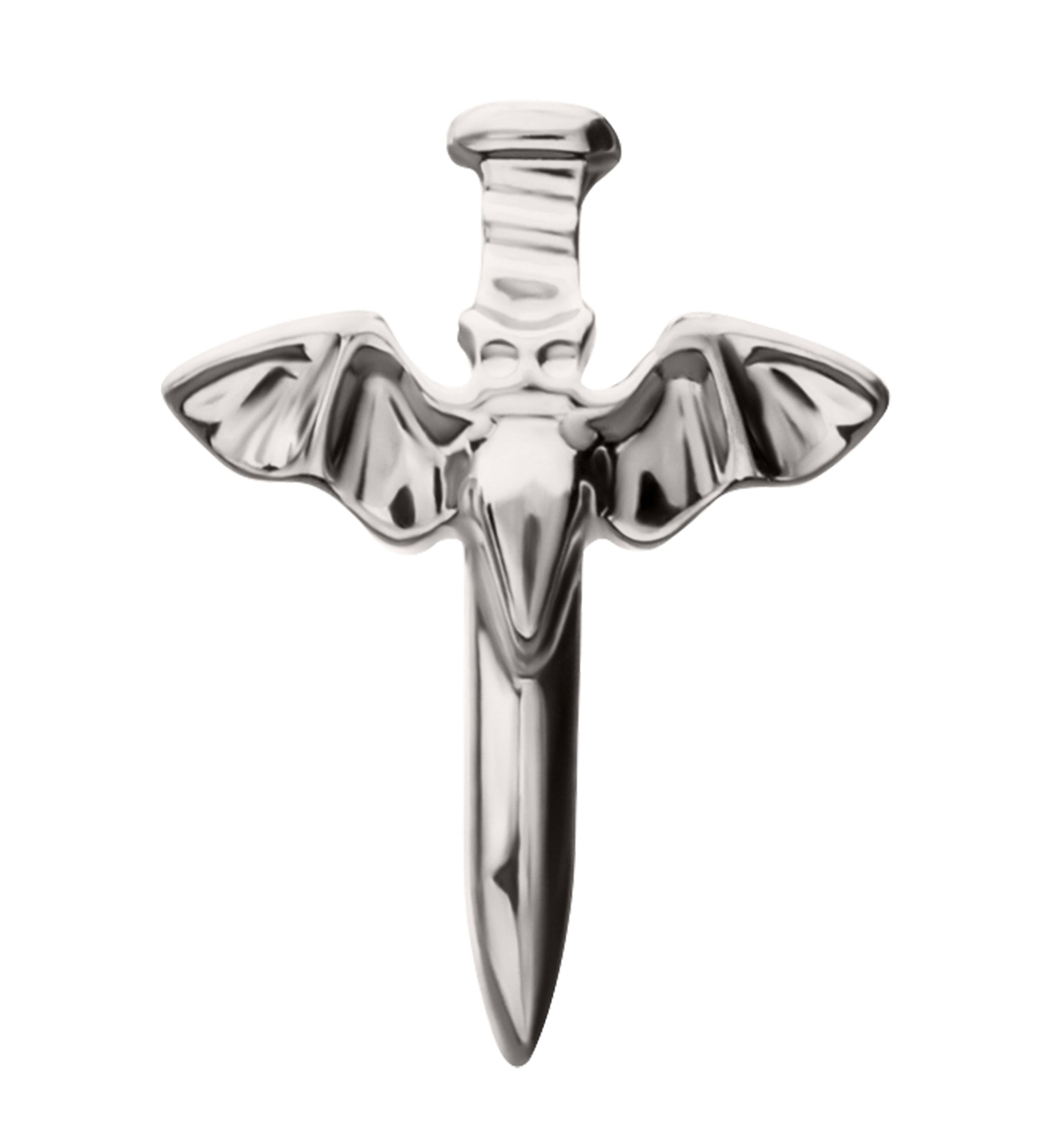 Bat Dagger Titanium Threadless Top