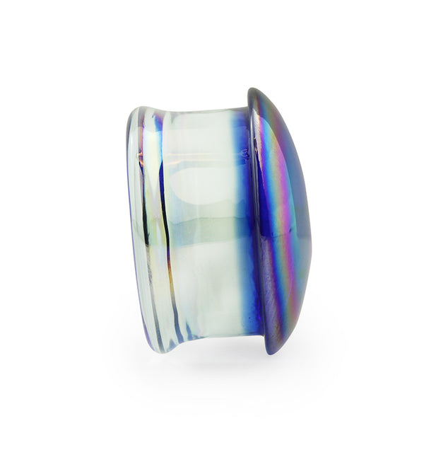 Oil Slick Glass Plugs (12 Gauge - 32mm) | UrbanBodyJewelry.com