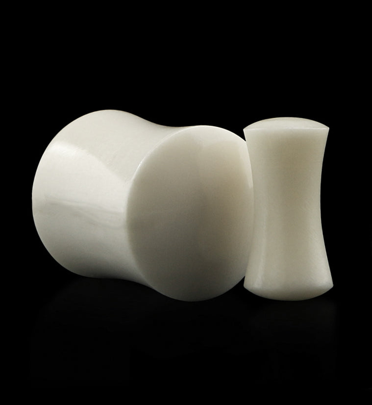 White Bone Plugs (8G - 00G) | UrbanBodyJewelry.com