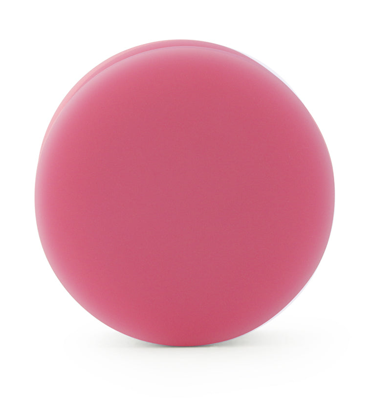 Double Flare Matte Bubblegum Pink Silicone Plugs (8 Gauge - 1 & 1/2 ...