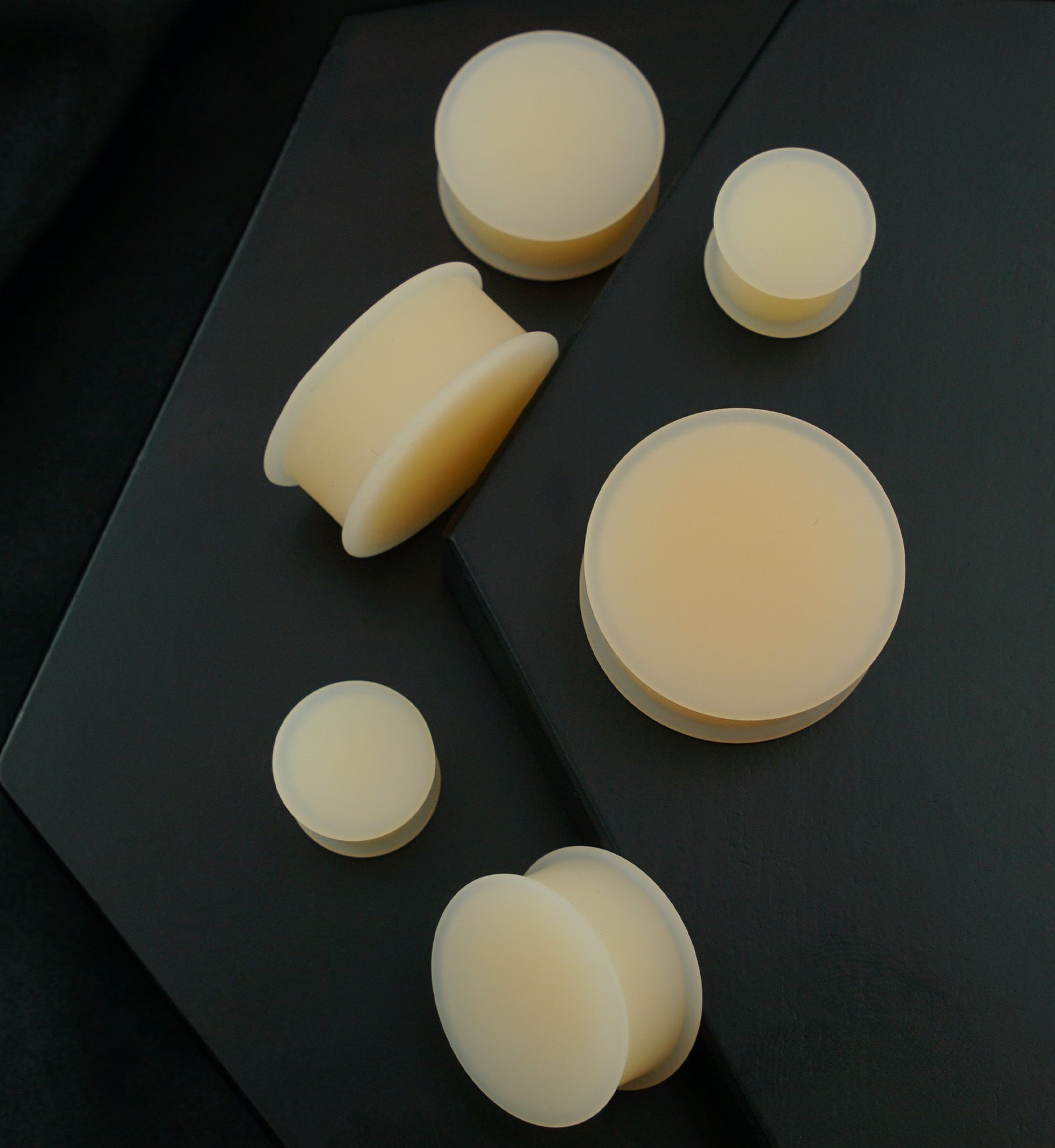 Skin Tone Silicone Plugs - Tone 1 (8G - 1 & 1/4")