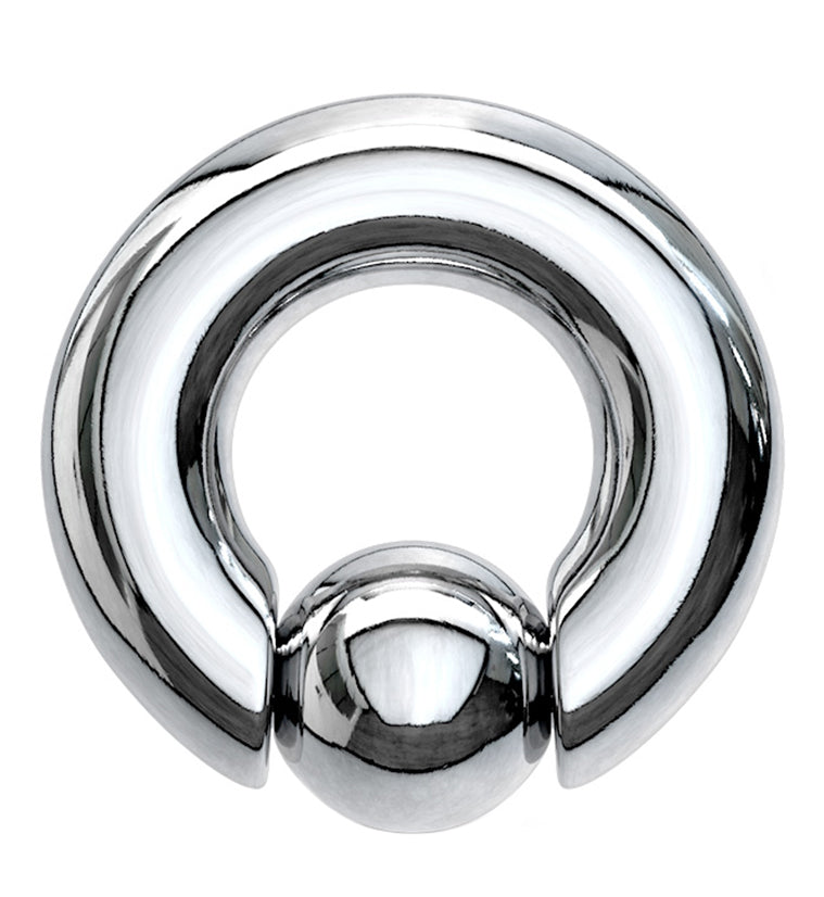 Stainless Steel Captive Spring Bead Ring (8G - 00G) | UrbanBodyJewelry.com