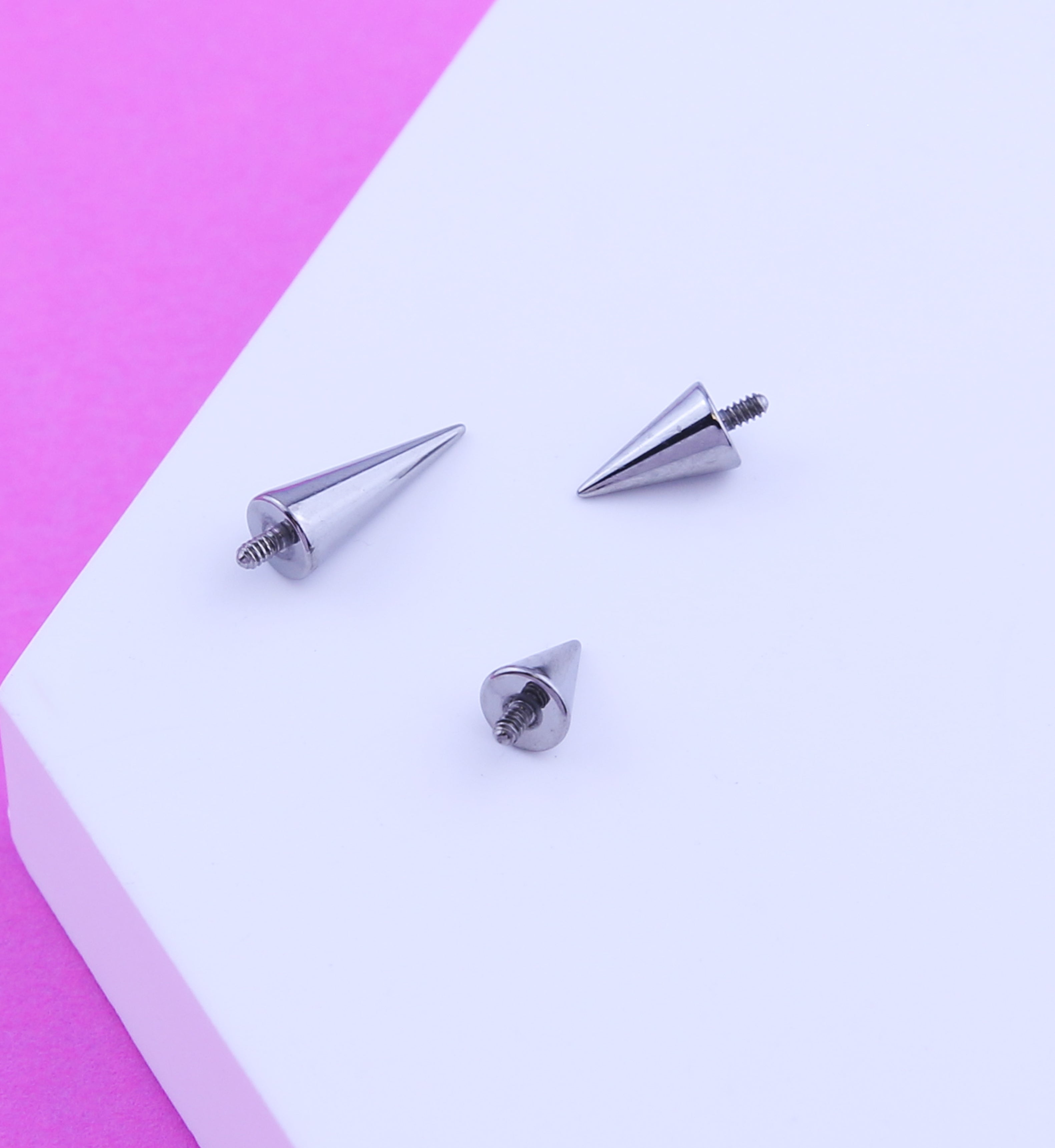 Titanium Internally Threaded Replacement Spikes | UrbanBodyJewelry.com