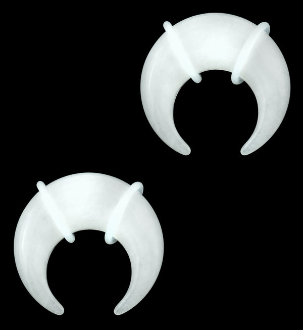 White Quartz Stone Pinchers (6 Gauge -1/2")