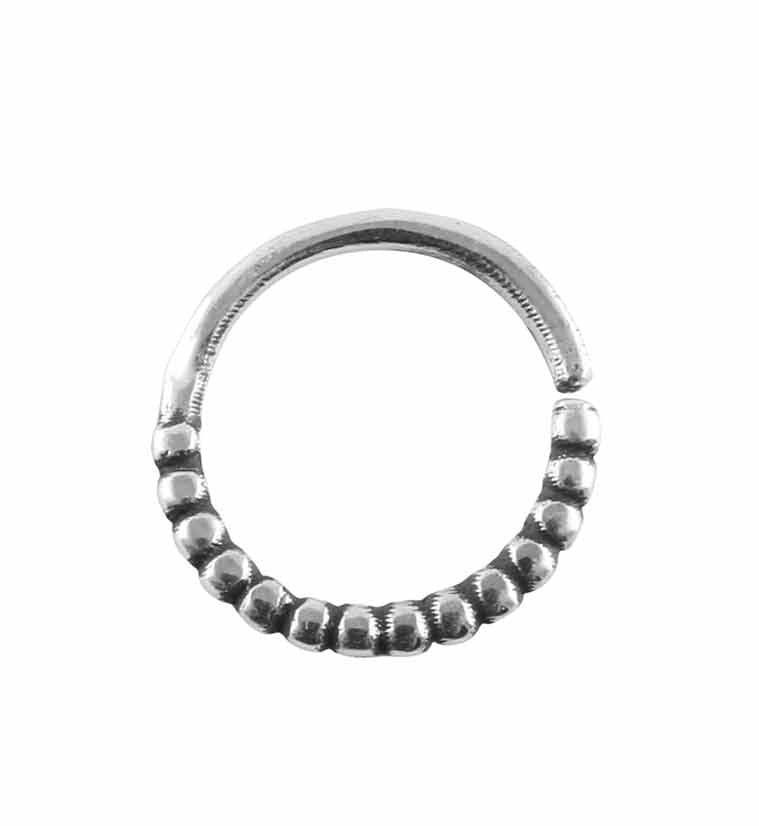 16G Rank Silver Seamless Ring | UrbanBodyJewelry.com