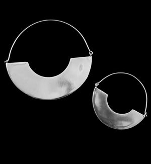 Golden Arc Titanium Hangers / Earrings | UrbanBodyJewelry.com