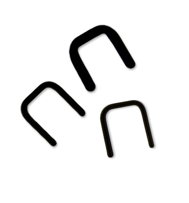 16G - 14G Clear Glass Septum Retainer | UrbanBodyJewelry.com