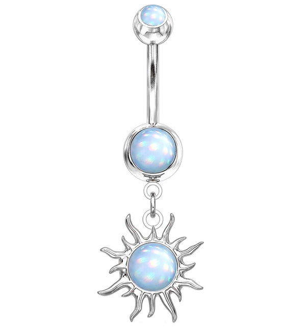 Blue Escent Solar Sun Belly Rings