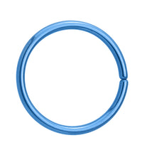 Blue Niobium Seamless Ring