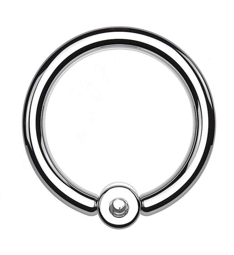 Custom Titanium Captive Bead Ring | UrbanBodyJewelry.com