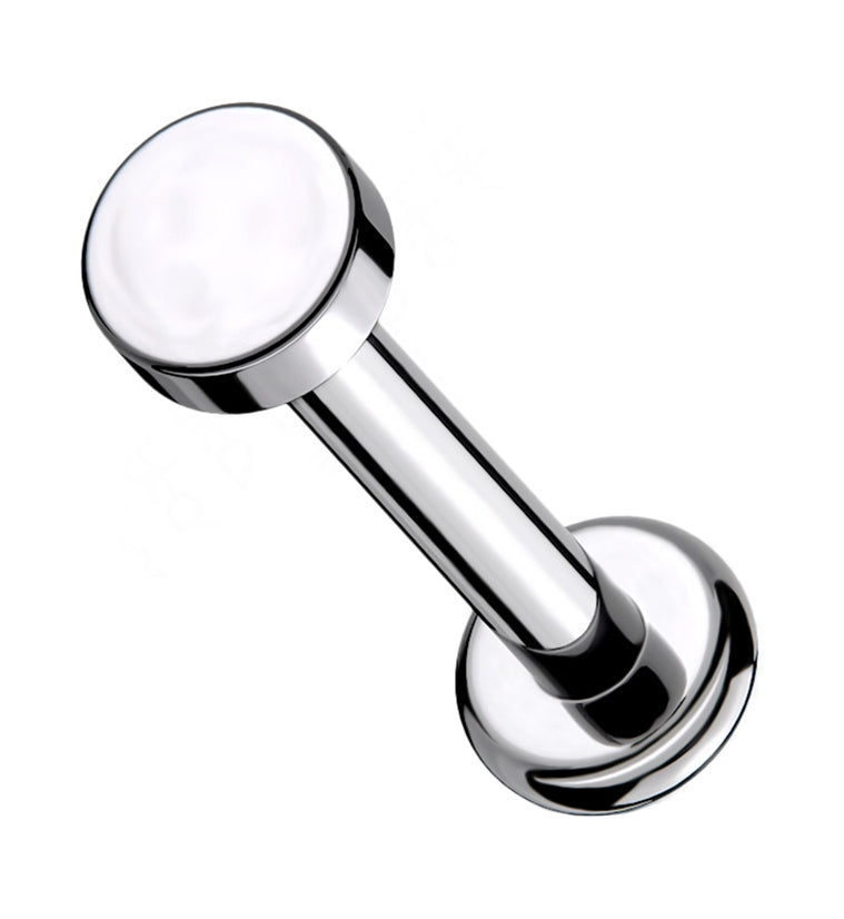 16G Disk Titanium Labret | UrbanBodyJewelry.com