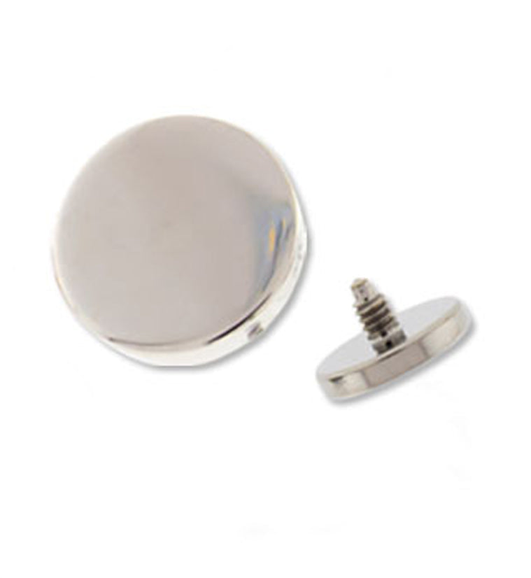 Steel Internally Threaded Disc | UrbanBodyJewelry.com