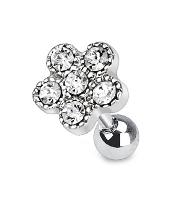 Flower Petal Cartilage Barbell | UrbanBodyJewelry.com