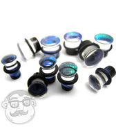 Garden Glass Plugs (2 Gauge - 1 Inch) | UrbanBodyJewelry.com