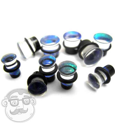 Garden Glass Plugs (2 Gauge - 1 Inch) | UrbanBodyJewelry.com