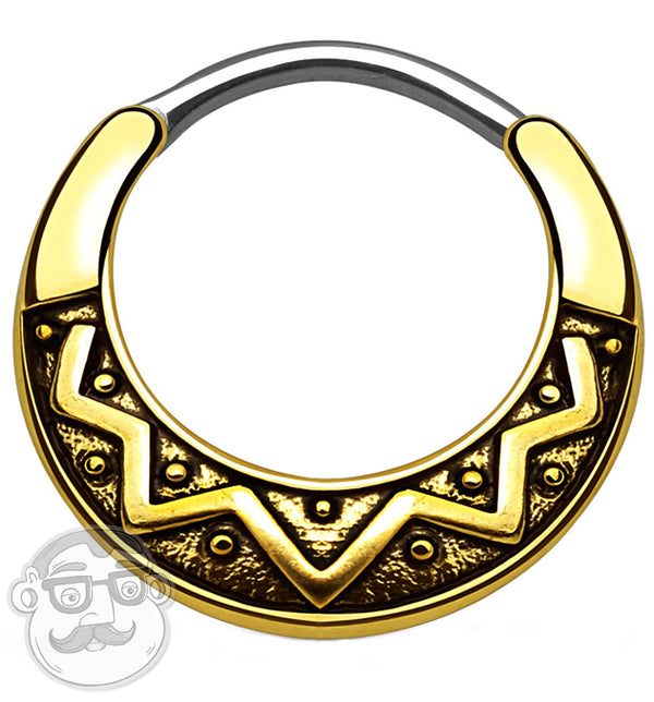 Gold Septum Rings | 14k Gold Septum Ring | Urbanbodyjewelry.com