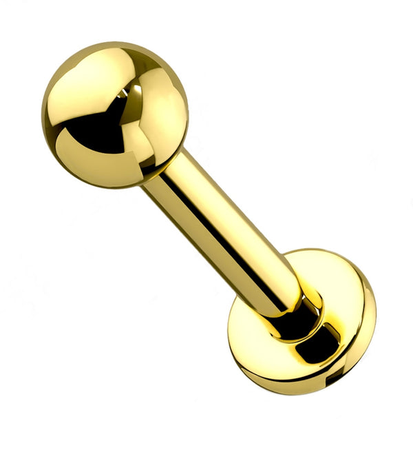 Gold PVD Titanium Labret
